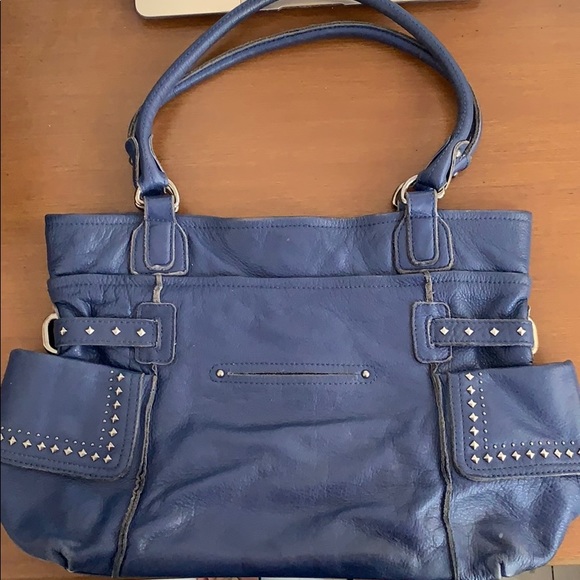 b. makowsky | Bags | B Makowsky Blue Handbag | Poshmark